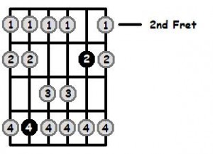 D Mixolydian Mode on the Guitar - 5 CAGED Positions, Tabs and Theory